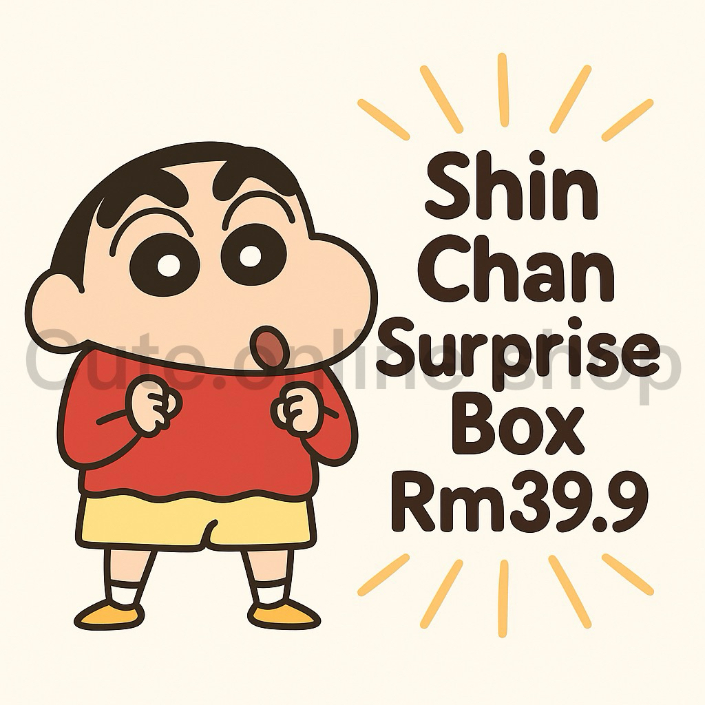 Kotak Kejutan Shin Chan RM39.9 🎁 随机蜡笔小新惊喜盒 Shin Chan Surprise Box ...