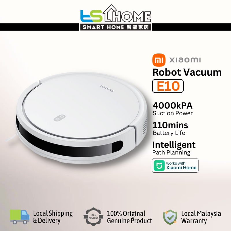 Xiaomi Mi Smart Robot Vacuum Cleaner Essential E10 4000pa Sweep + Mop ...