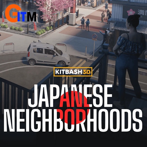 KITBASH3D - JAPANESE | TRADITIONAL & MODERN JAPAN 3D ASSET PACK | DIGITAL DOWNLOAD | BLENDER ...
