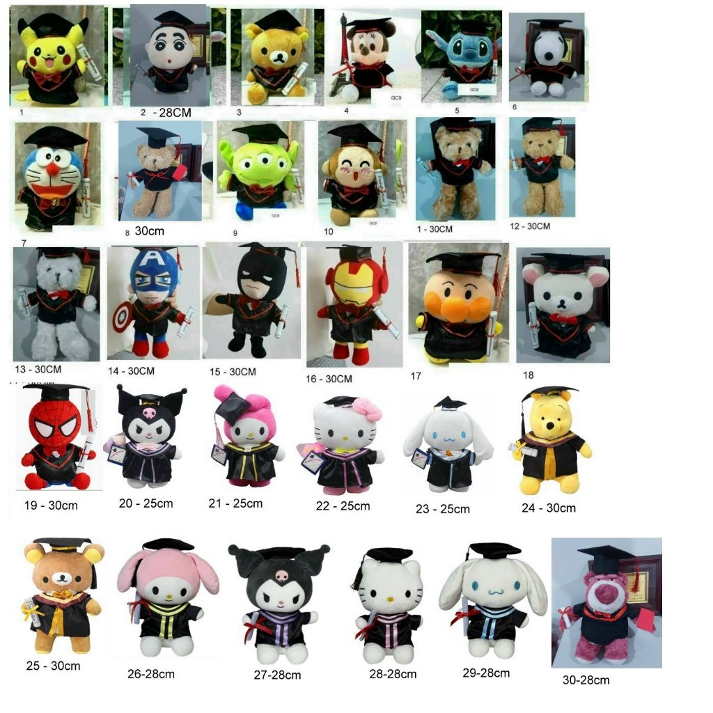 Graduation sanrio marvel kuromi Hello kitty stitch mickey snoopy ...