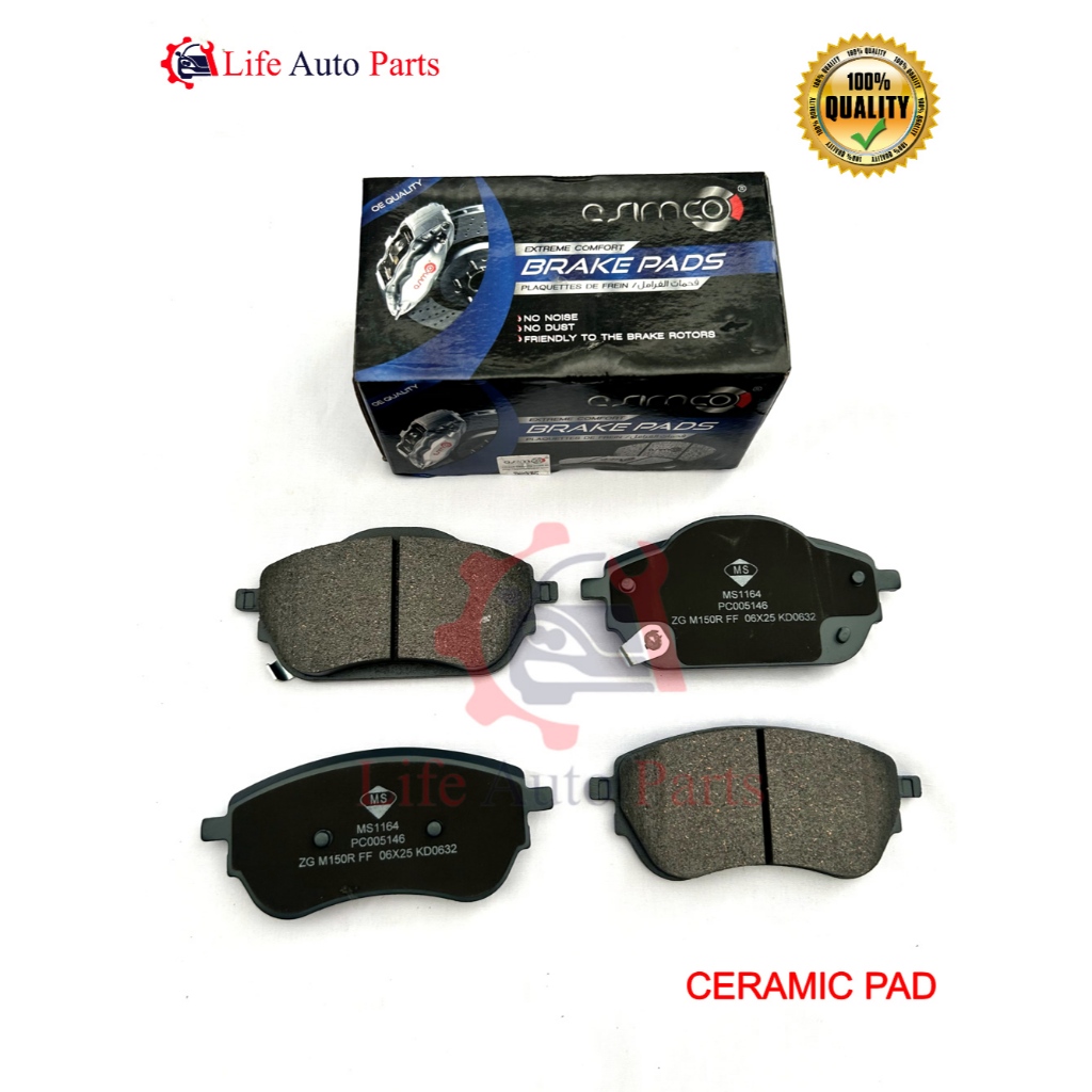 ASIMCO USA BRAKE PAD IRIZ Saga VVT 2019 Persona 2016 -Front Wheel OR ...