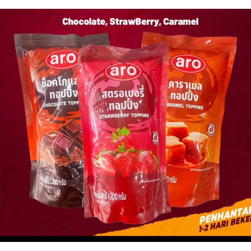 aro caramel/topping aro chocolate 1200ml | Shopee Malaysia