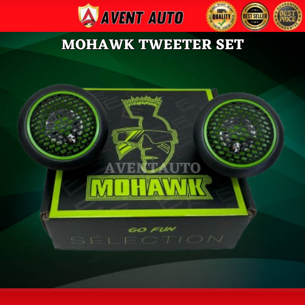 MOHAWK Car Audio Speaker Tweeter Neodymium Tweeter Set Depan Pintu ...