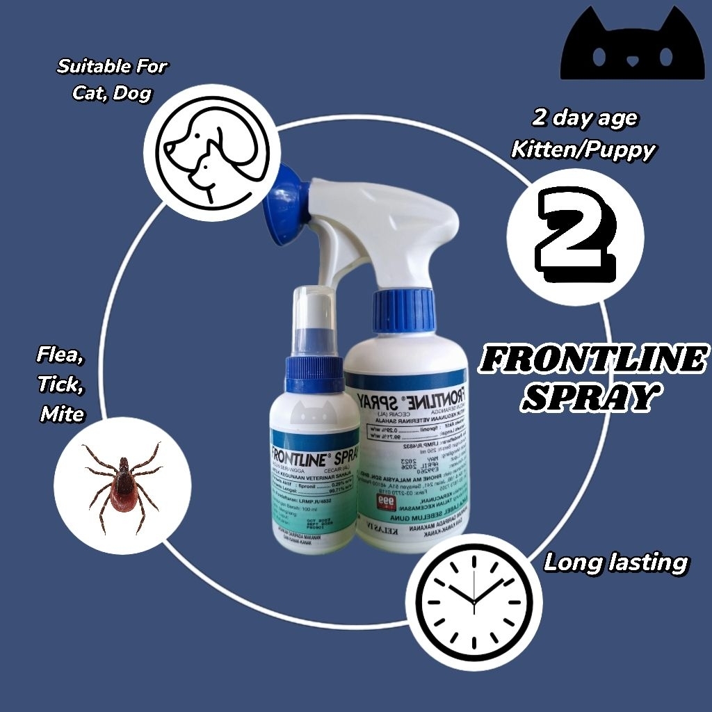 FRONTLINE Spray Cat&Dog (100ml/250ml) | Shopee Malaysia
