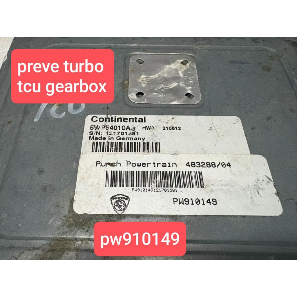 Proton preve turbo cfe 1.6 auto TCU transmission control unit pw910149 ...