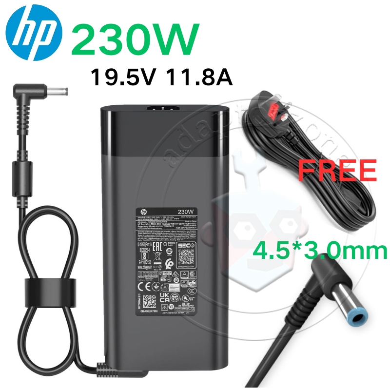 Original HP 230W 19.5V 11.8A Charger M41303-001 for Omen 15 16 Victus ...