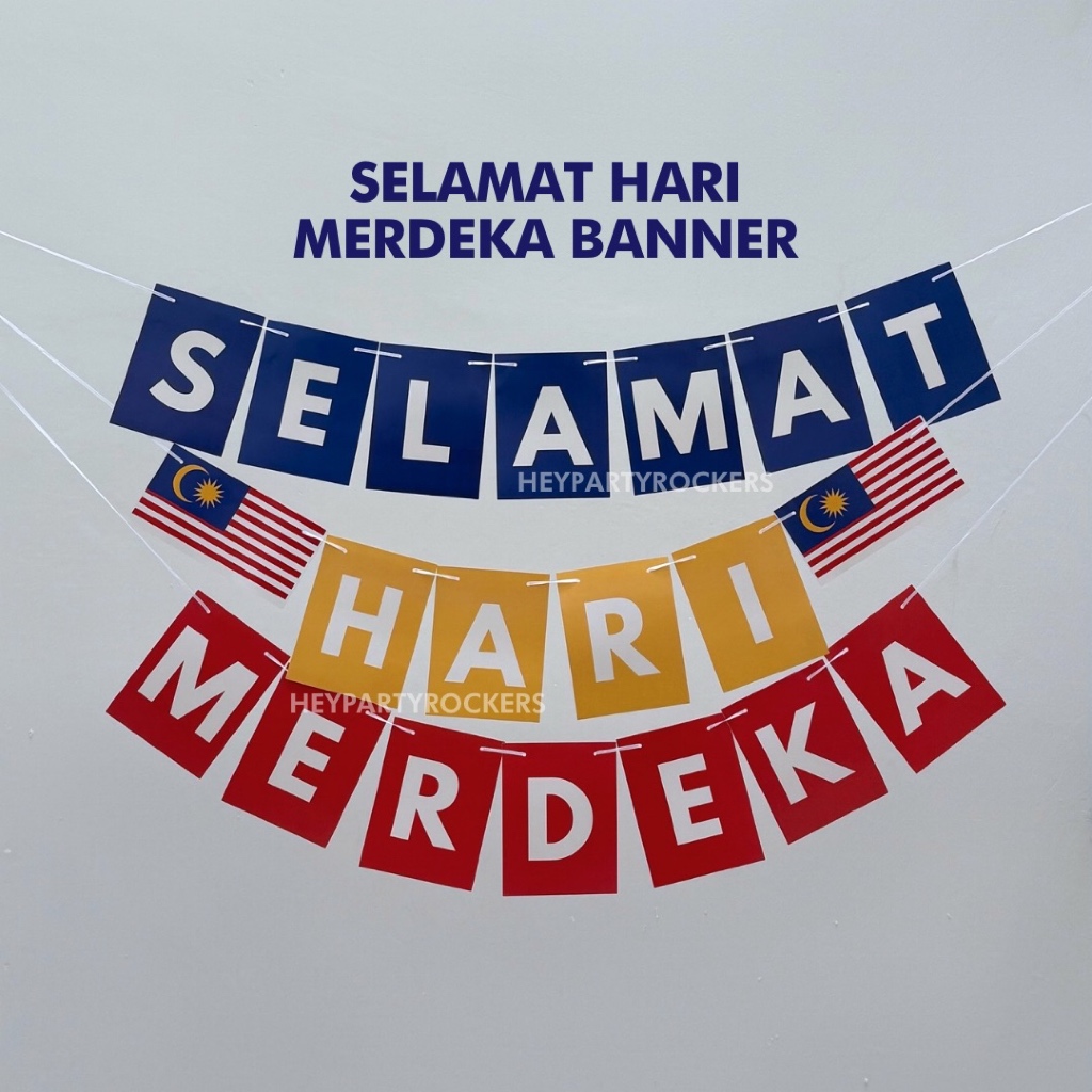 Selamat Hari Merdeka & Malaysia Banner for Merdeka and Malaysia Day ...