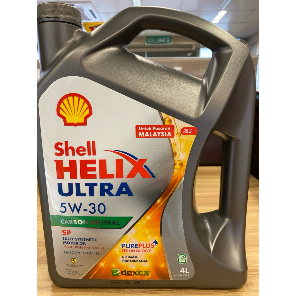 SHELL HELIX ULTRA SP 5W-30 4L (100% ORIGINAL LUBRICANT OIL ) BUY 3 FREE 1 | Shopee Malaysia