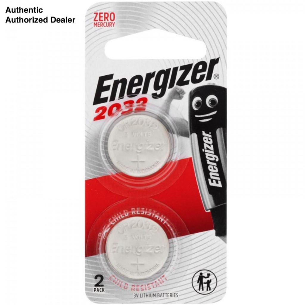 Energizer CR2032 Lithium Coin Button Battery 3V 2pcs 1 pack CMOS PC ...