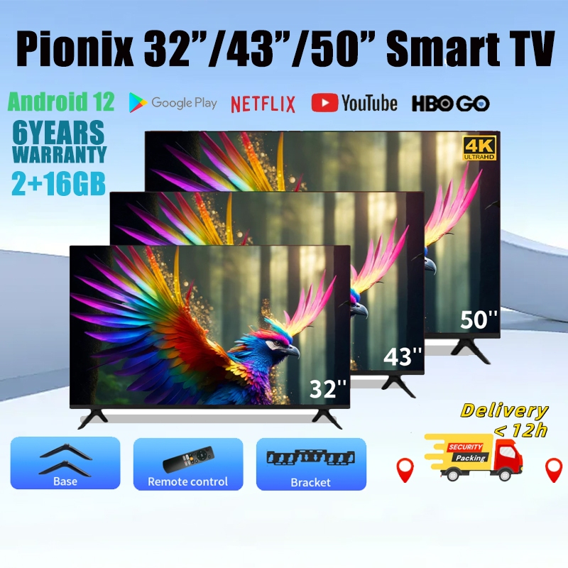 PX TV 43 Inch Smart TV 50 Inch Android TV 32 Inch Eye Protection 120HZ ...