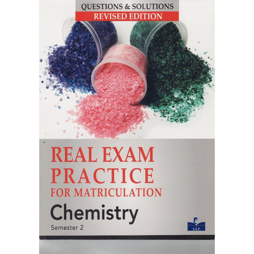 BUKU MATRICULATIONS REAL EXAM PRACTICE FOR CHEMISTRY SEMESTER 2 ...