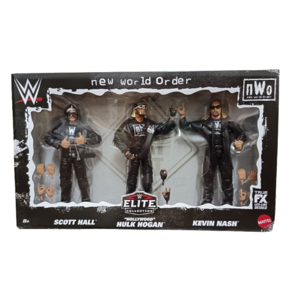 Mattel WWE Elite NWO Hollywood Hogan Scott Hall Kevin Nash Wrestling ...