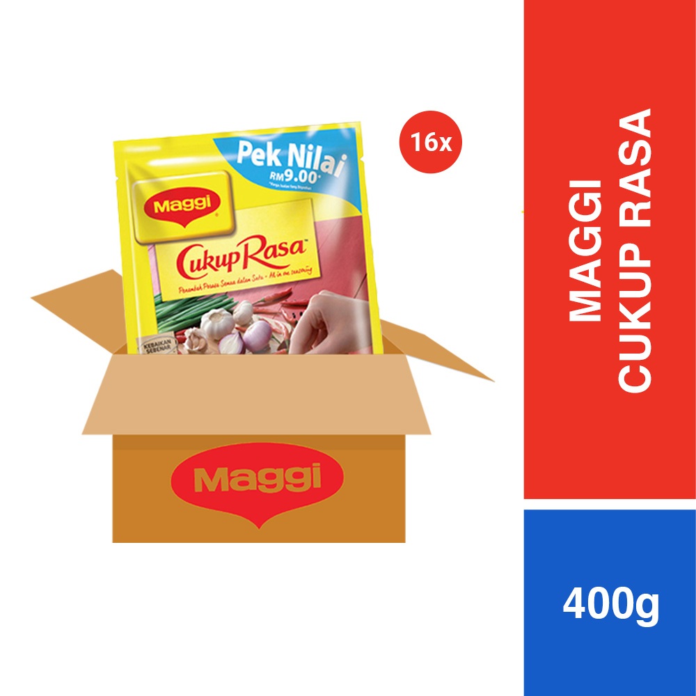 [Carton of 16] MAGGI Cukup Rasa All-in-One Seasoning 500g (Halal) | Shopee Malaysia