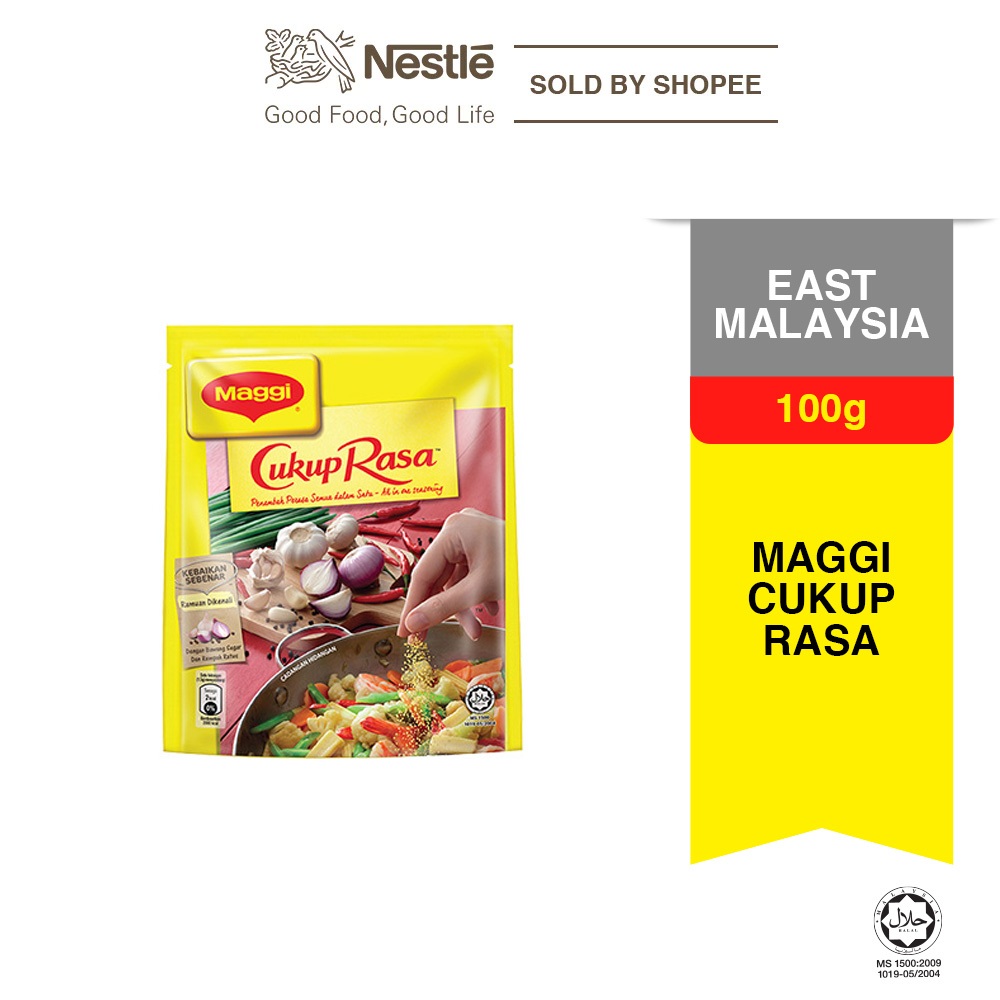 [East Malaysia] MAGGI Cukup Rasa All-in-One Seasoning 100g (Halal ...
