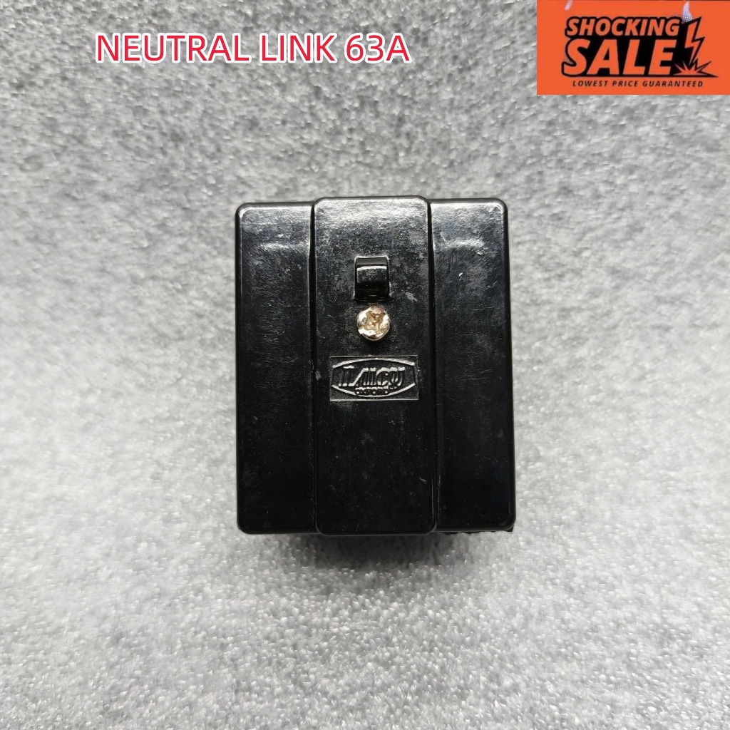 63A NEUTRAL LINK OVERHEAD TNB CUT OUT DB FUSE CONNECTION POINT NEUTRAL ...