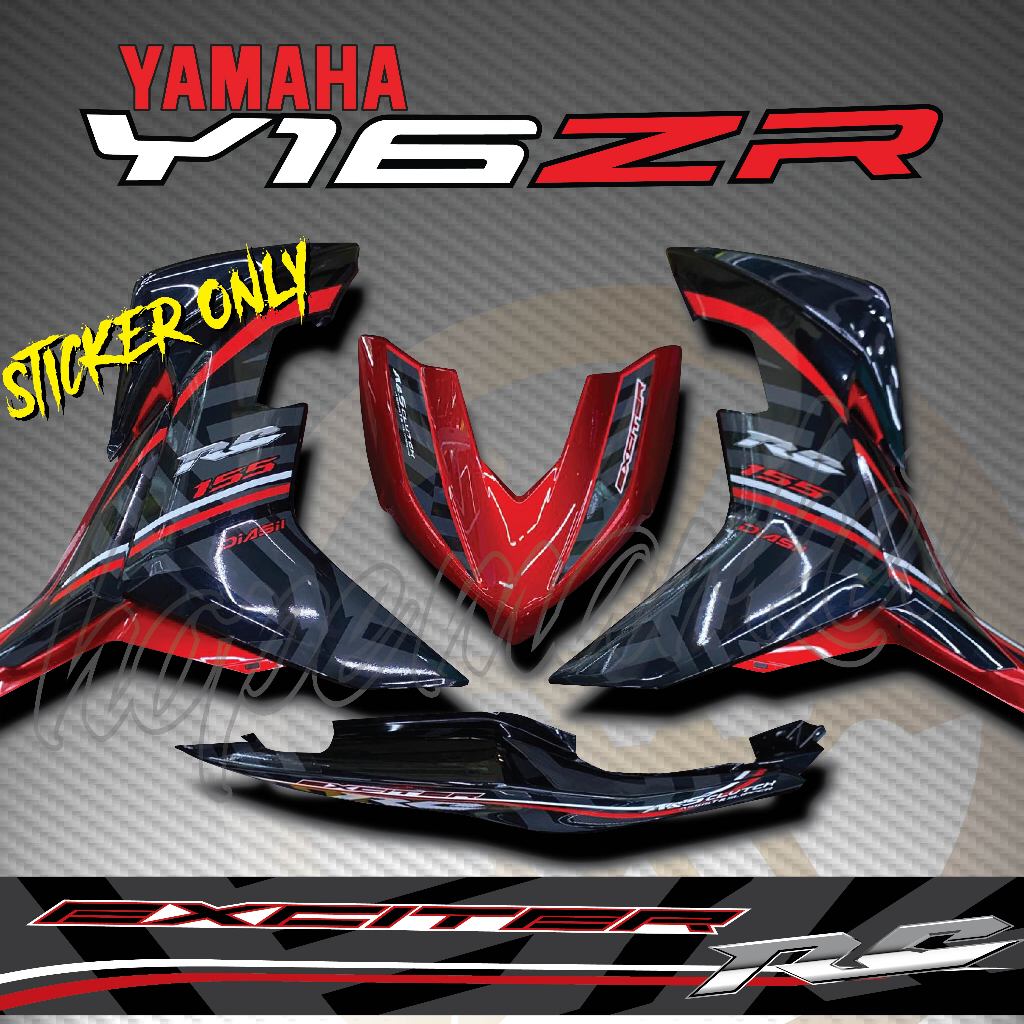 STRIPE MOTOR YAMAHA Y16 Y16ZR ABS V1 V2 155 EXCITER RC (2) CUSTOM BODY ...