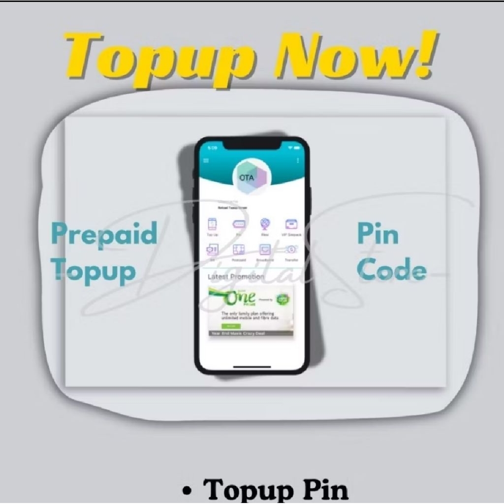 TOPUP PELBAGAI TELCO RELOAD PIN | Shopee Malaysia