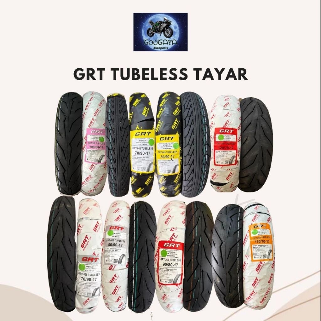 GRT 238 & 368 & 668 TUBELESS TAYAR (2025) | Shopee Malaysia