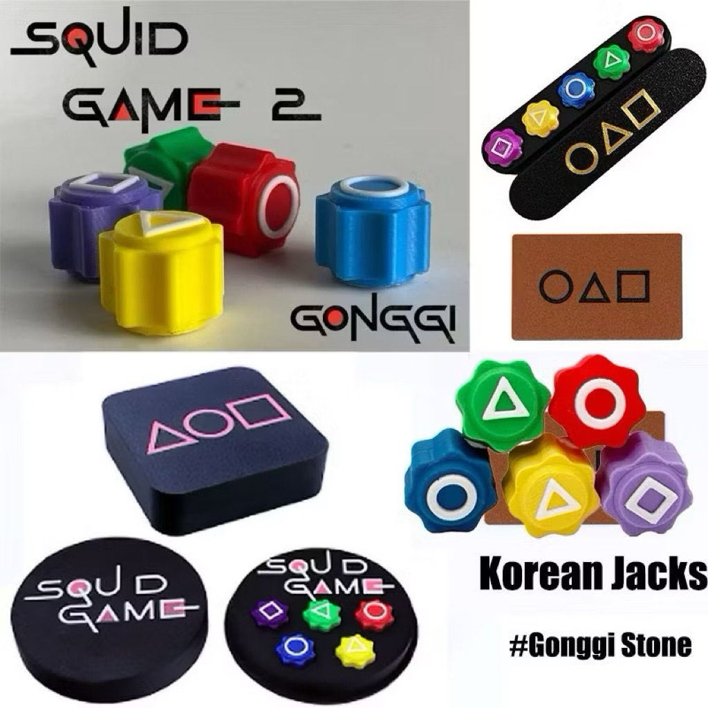 Gonggi Squid Game Gonggi Jackstone Game Korean Game party Gonggi Squid ...