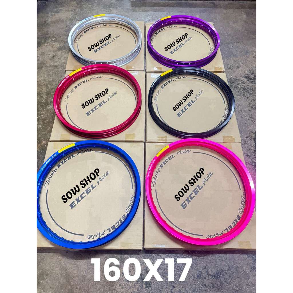 ALLOY RIM TAKASAGO EXCEL ASIA 100% ORIGINAL 140X17/160X17(Harga untuk ...