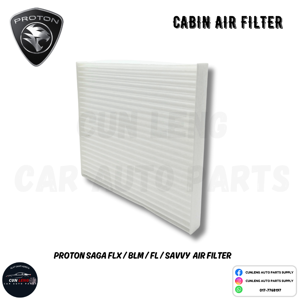 Proton Saga FLX / Proton BLM / Proton FL / Proton Savvy Cabin Air ...