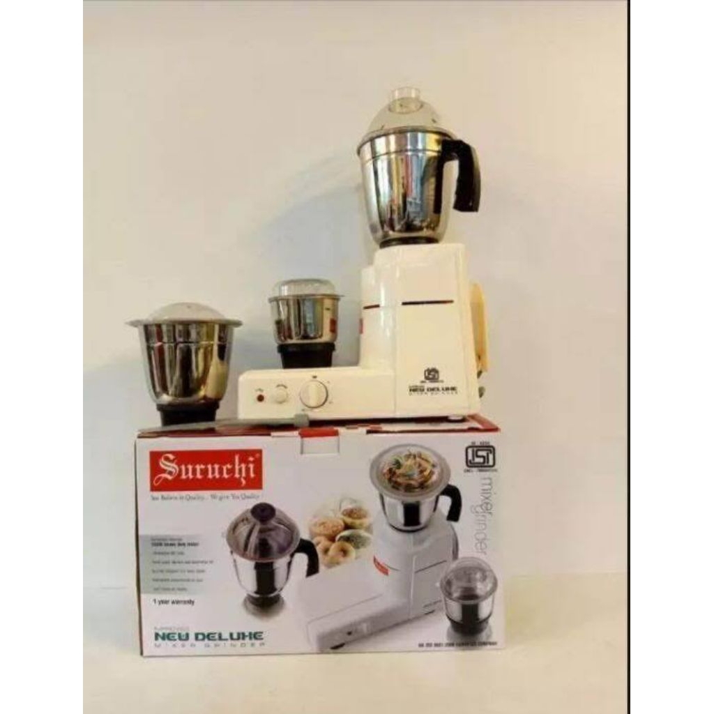 SURUCHI MIXER GRINDER NEW DELUXE 750 WATTS | Shopee Malaysia