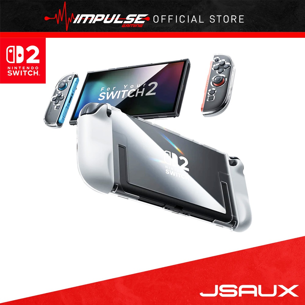 Jsaux NSW2 Nintendo Switch 2 Ergonomic Console Coverage Case - Crystal ...