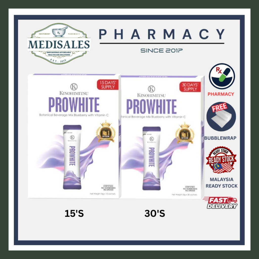 KINOHIMITSU PROWHITE 8G SACHET (15'S | 30'S) | Shopee Malaysia