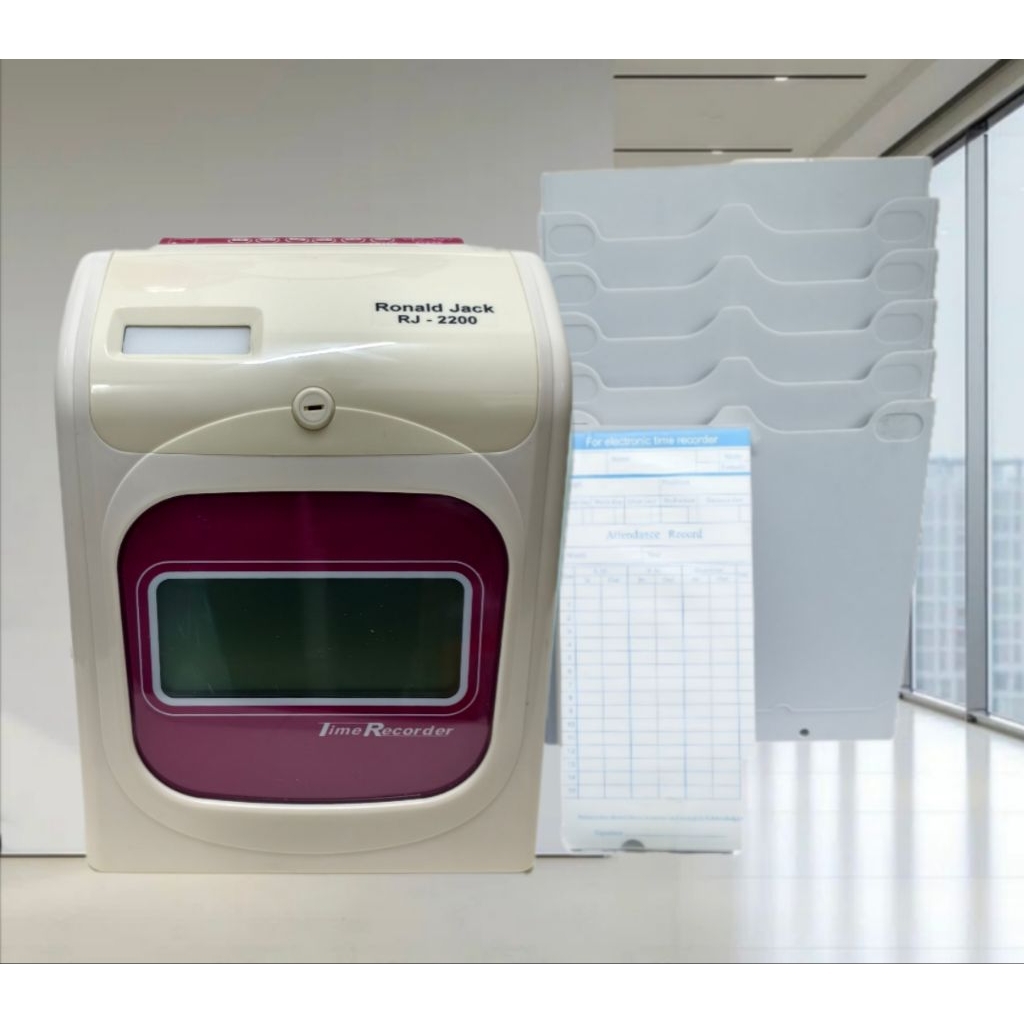 RONALD JACK PUNCH CARD MACHINE RJ2200N RJ2300N TIME RECORDER MACHINE ...