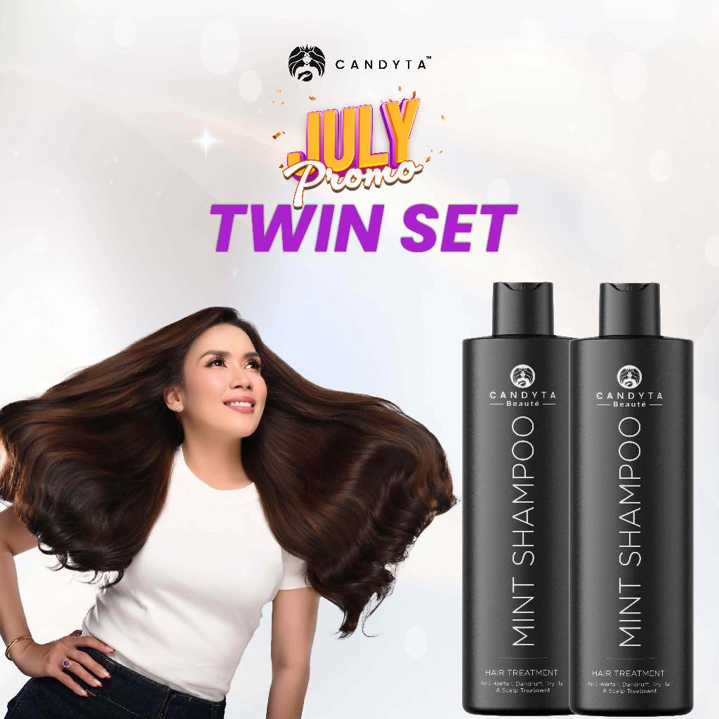 CANDYTA TWIN COMBO SHAMPOO MINT 150ML Ratu Eira Syazira Rambut Wangi ...