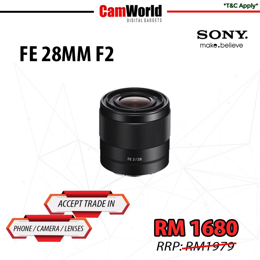 SONY SEL 28mm f2 ( SEL28F20 )(Pre-Order) | Shopee Malaysia