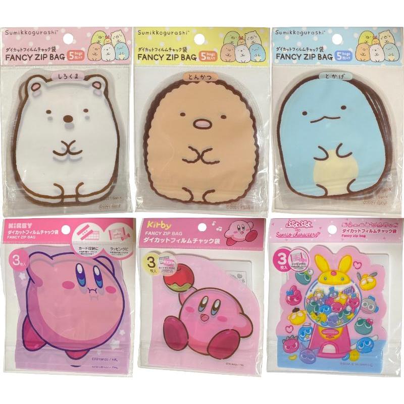 【Direct from Japan】Sanrio, San-X, Japan Anime Die Cut Plastic Ziploc ...