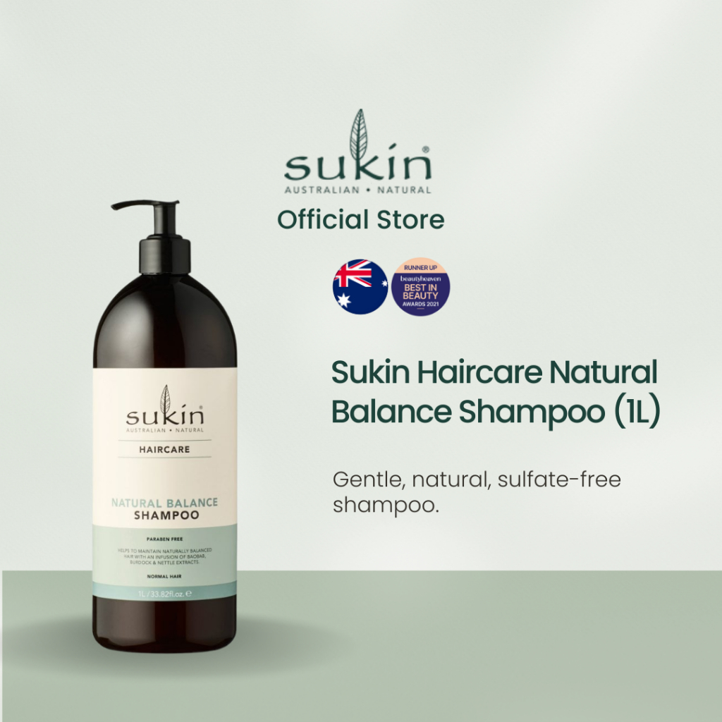 Sukin Haircare Natural Balance Shampoo (1L) | Shopee Malaysia