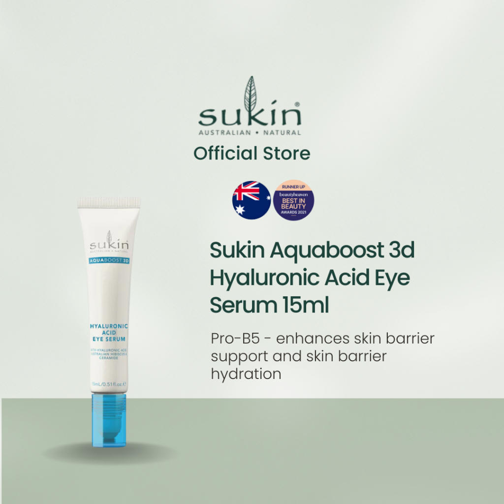 Sukin Aquaboost 3D Hyaluronic Acid Eye Serum (15ml) | Shopee Malaysia