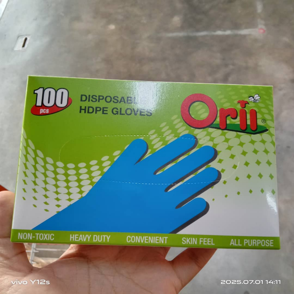 ORIL GLOVE PLASTIK FREE SIZE - 100pc | Shopee Malaysia
