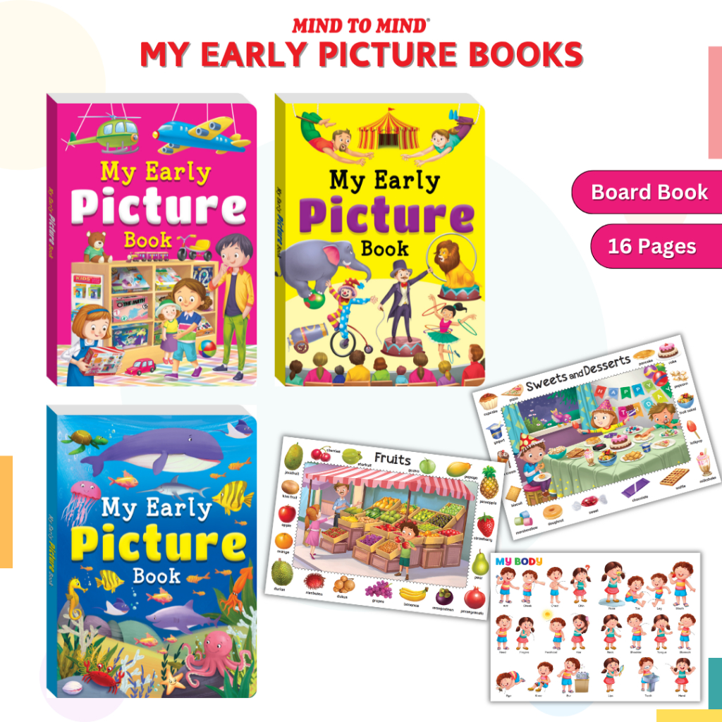 My Early Picture Book | Buku Bergambar | Preschool Children Book (Board ...
