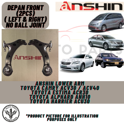 CAMRY ACV30 ACV40/ESTIMA ACR30/ALPHARD ANH10/HARRIER ACU30 FRONT LOWER ...
