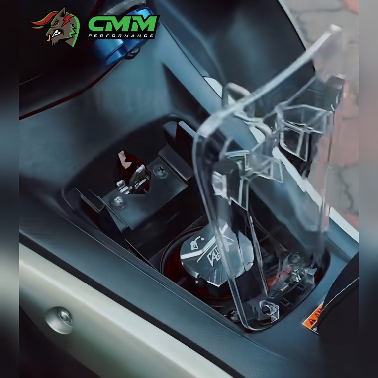 YAMAHA NVX V2 TRANSPARENT FUEL TANK COVER - PLUG & PLAY - 2 JENIS ...