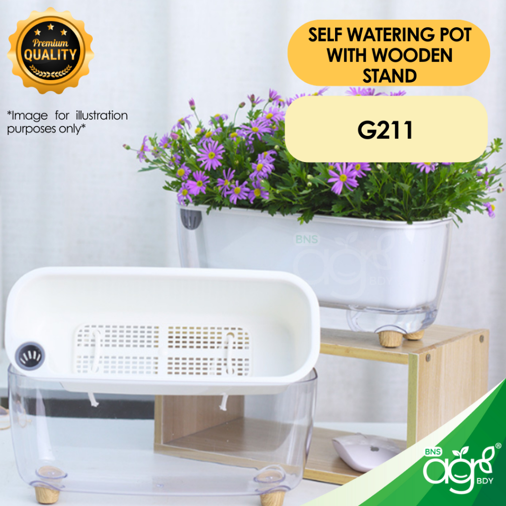 AgroBuddy Pasu Self-Watering Lutsinar Panjang G211 | Long Transparent ...