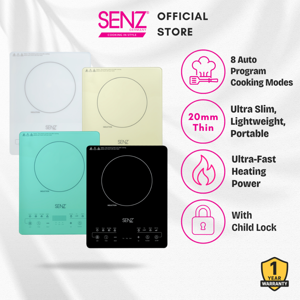 SENZ Aura Series Color Single Induction Cooker | Shopee Malaysia