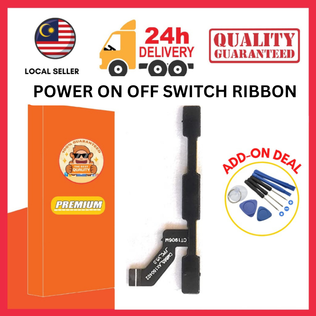 Compatible For Redmi 10, 9T, 9A, 9C, 8 Power On Off Volume Switch ...