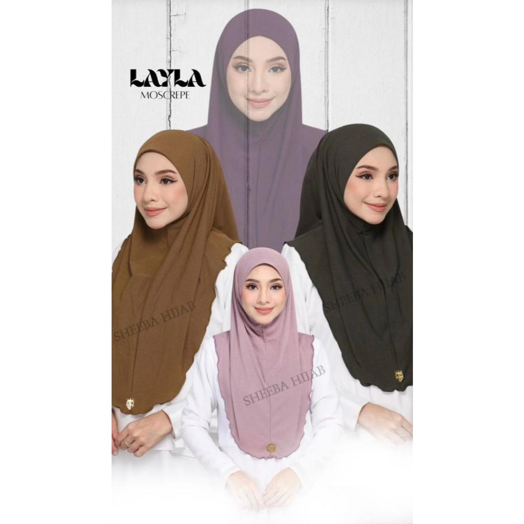 TUDUNG SARUNG BAWAL LAYLA MOSCREPE TAYA BEATS FAEZAH ILAI BIDA ...