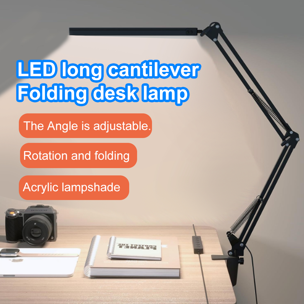 3 Light Colors LED Desk Table Lamp Study Table Light Eye Protection ...