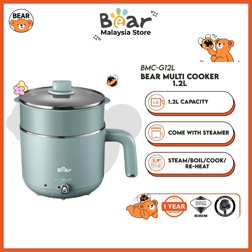 Bear Multi Cooker *MORINAGA SPECIAL EDITION* Steamer Electric Hot Pot ...