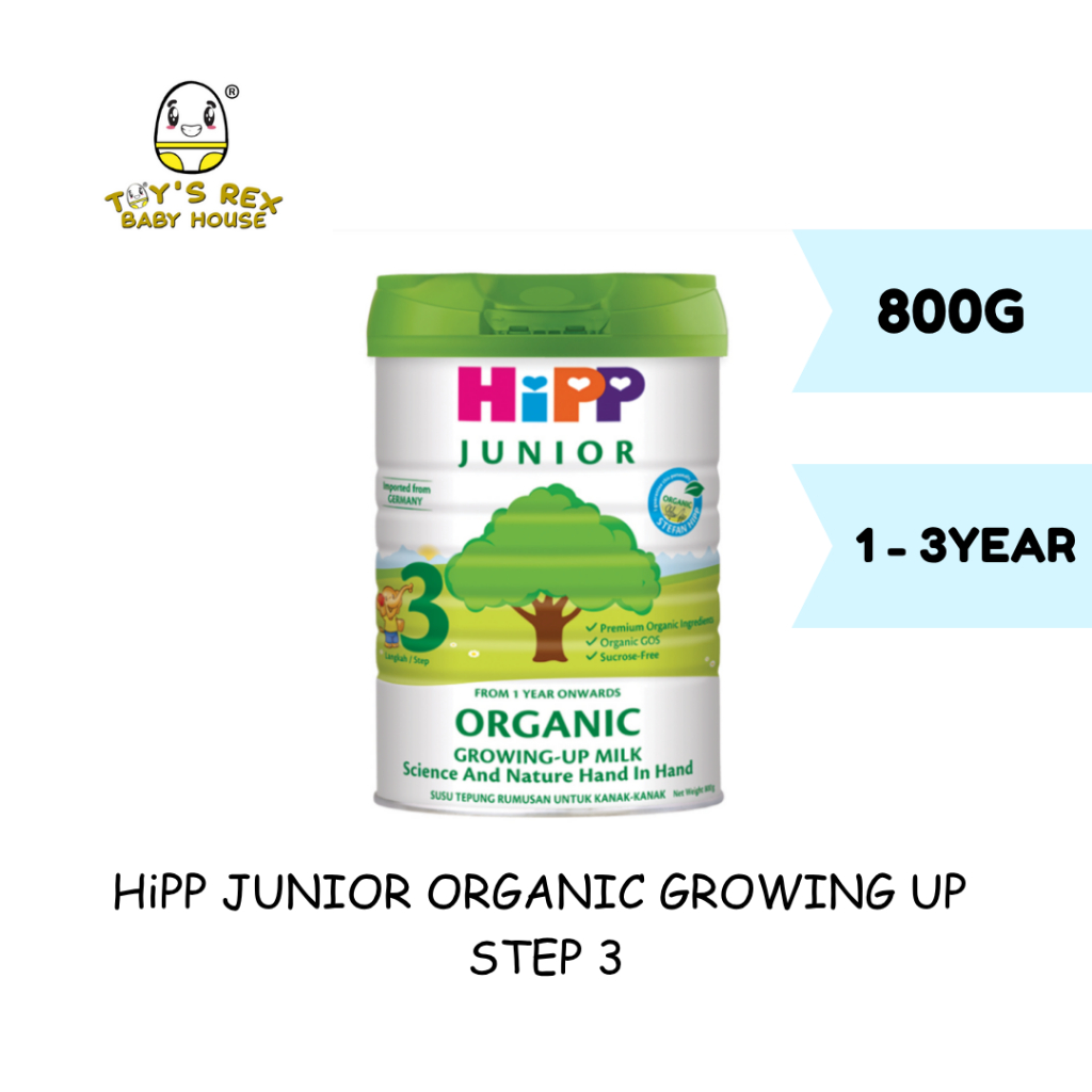 HiPP JUNIOR ORGANIC GROWING UP STEP-3 | Shopee Malaysia