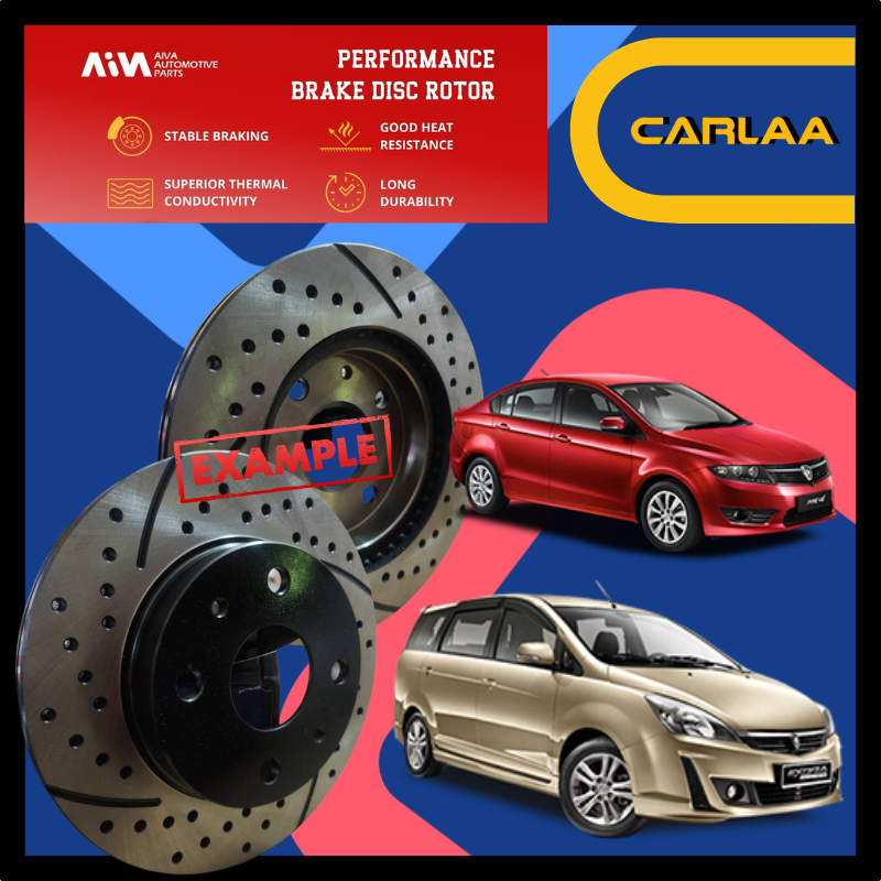AIVA JAPAN EXORA CPS PREVE CPS NO TURBO ROTOR DISC DEPAN RACING SLOTTED ...