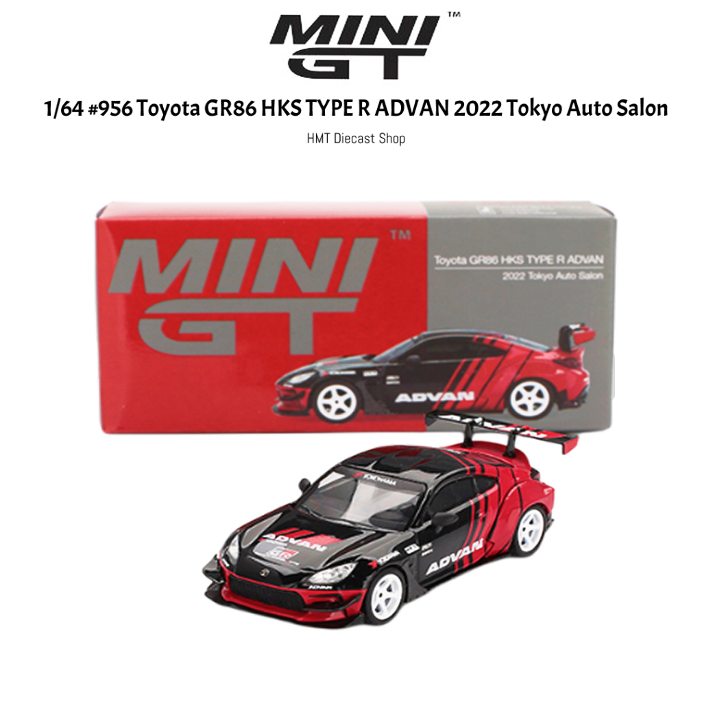 MINI GT 1/64 #956 Toyota GR86 HKS TYPE R ADVAN 2022 Tokyo Auto Salon | Shopee Malaysia