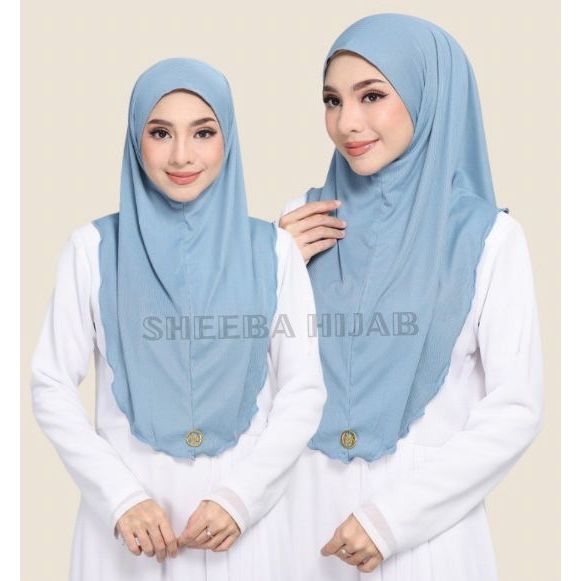 [Tudung Raya 2024] Tudung Sarung Layla Pleated Ribbed Cotton Tudung ...