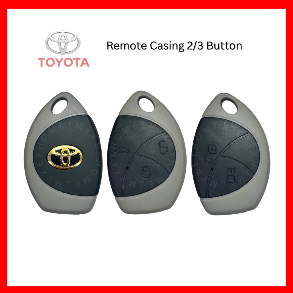 TOYOTA Hilux / Innova Car Alarm Remote Control Cover Case Cobra - 2 ...