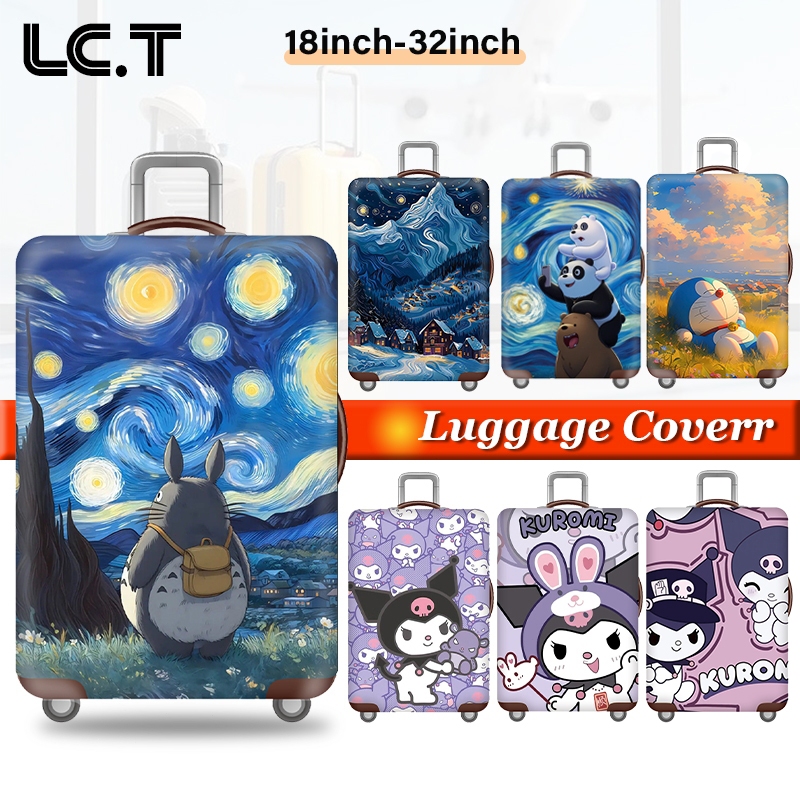 Luggage Protector Cover Suitcase Dustproof Protector Elastic 行李箱 保護套 ...
